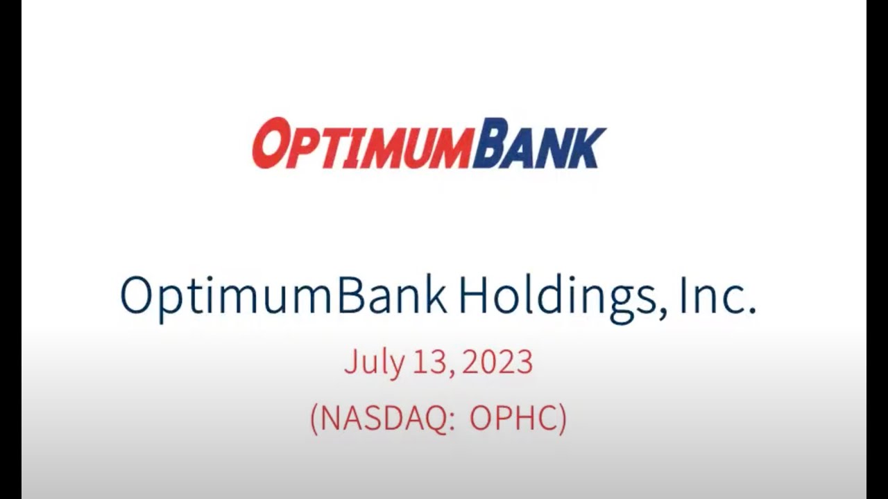 OptimumBank Holdings, Inc. (NASDAQ:OPHC) Capital U... | FMP